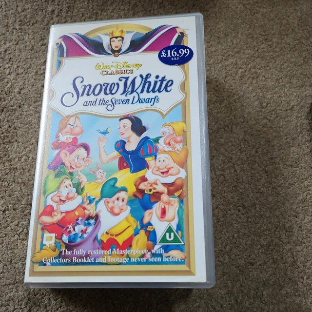 SNOW WHITE AND the seven dwarves (classic) Walt Disney vhs £5.00 ...