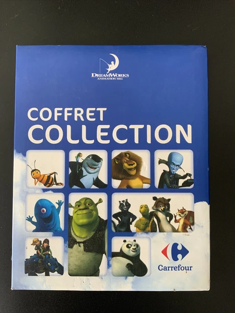 DREAMWORKS COFFRET 168 Collectable Cards,Shrek,Madagascar,King Fu Panda ...
