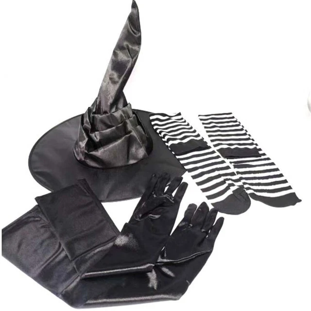 WITCH HAT STOCKING Gloves for Women Teenagers for Halloween Party ...