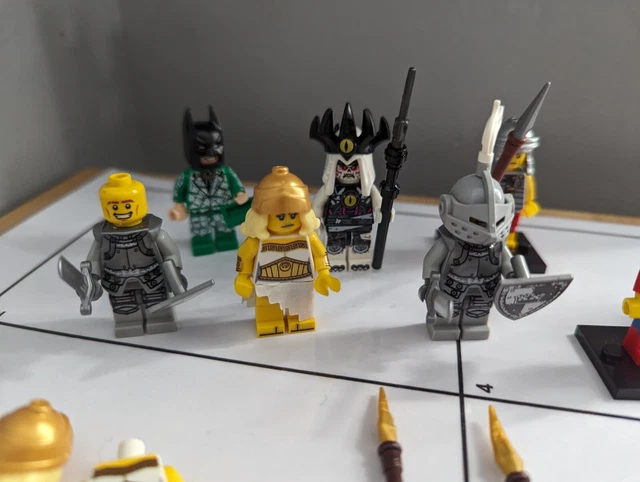 RARE LEGO MINIFIGURES bundle job lot knights kings goddesses batman ...