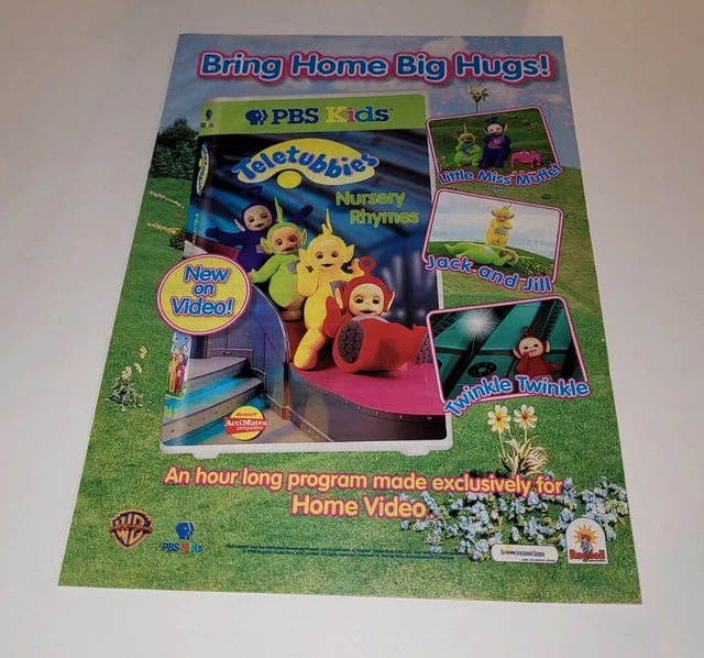 1999 TELETUBBIES VHS Tape Movie Vintage Magazine Ad Pbs Kids Nursery ...