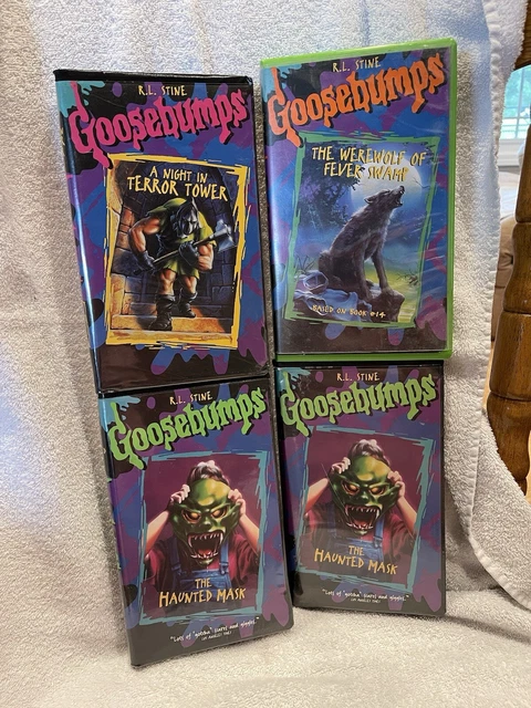 GOOSEBUMPS VHS Werewolf of Fever Swamp, Night In Terror Tower, Haunted ...