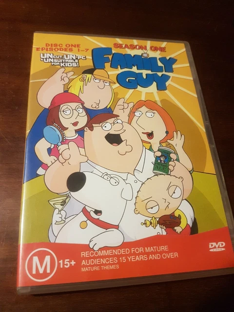 FAMILY GUY SEASON 1 Disc 1 Episodes 1-7 DVD Region 4 EUR 3,66 - PicClick FR