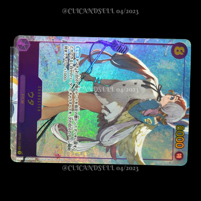 CARTE POKÉMON UTA Secret Parallel Alternate Art OP02-120 SECP #1 OP02 ...