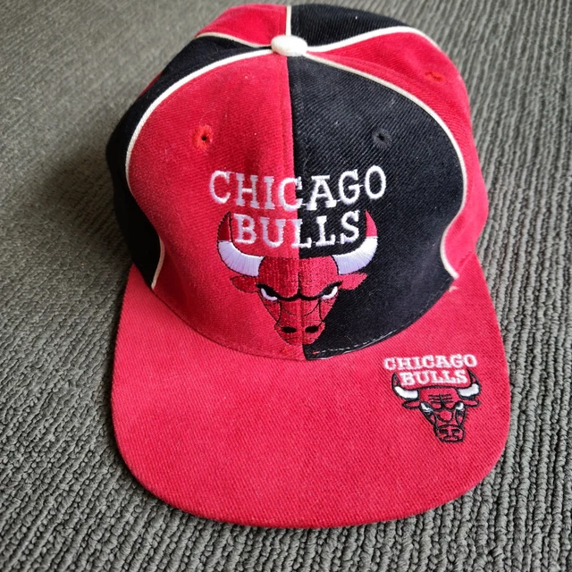 CHICAGO BULLS NBA Spalding Strapback Hat Vintage 90s $90.00 - PicClick AU