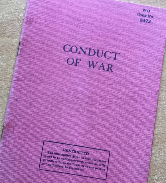 CONDUCT OF WAR, 1950. British Army Tactics Training Pamphlet £10.00 ...