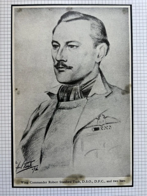 WW2 BOOK PRINT Wing Commander Robert Roland Stanford Tuck £7.99 ...