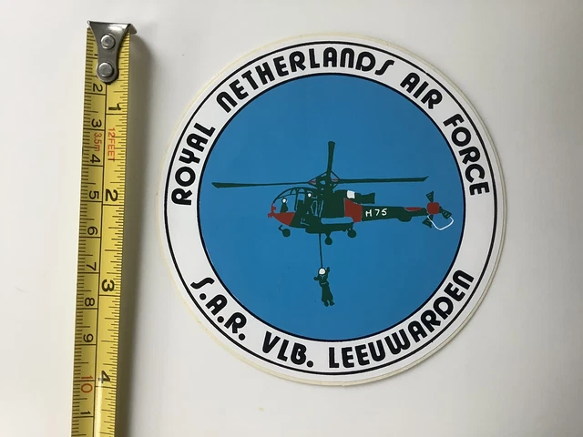AUFKLEBER/STICKER: KONINKLIJKE LUCHTMACHT KLU Alouette SAR RNLAF £2.28 ...