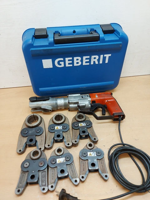 GEBERIT NOVOPRESS EFP2 Pressmaschine Presszange 6 x Mepla Pressbacken ...