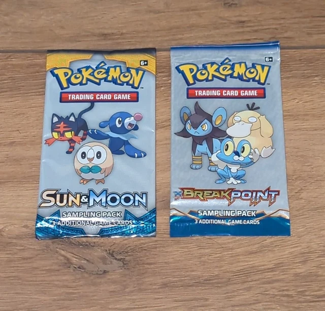 POKÉMON BREAKPOINT + Sun & Moon Sampling Booster Packs EUR 1,17 ...