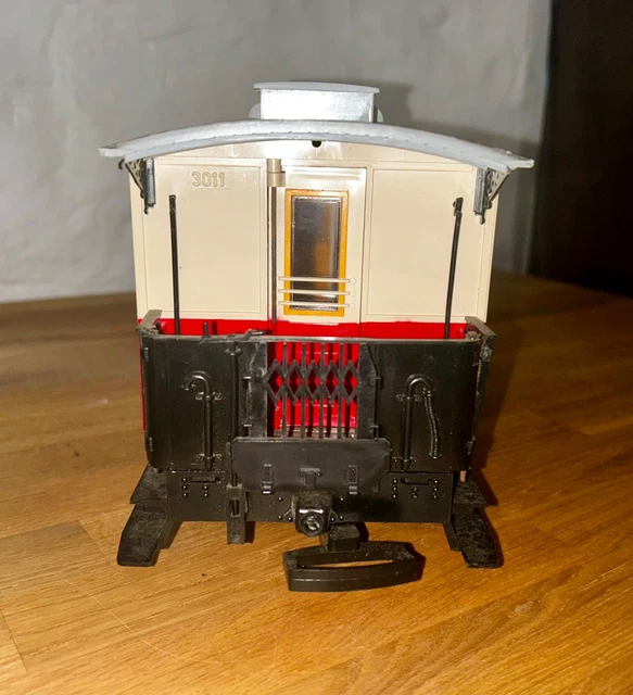 LGB THE BIG Train G Gauge 3011 No.3 2nd Class Red Passenger Coach ...