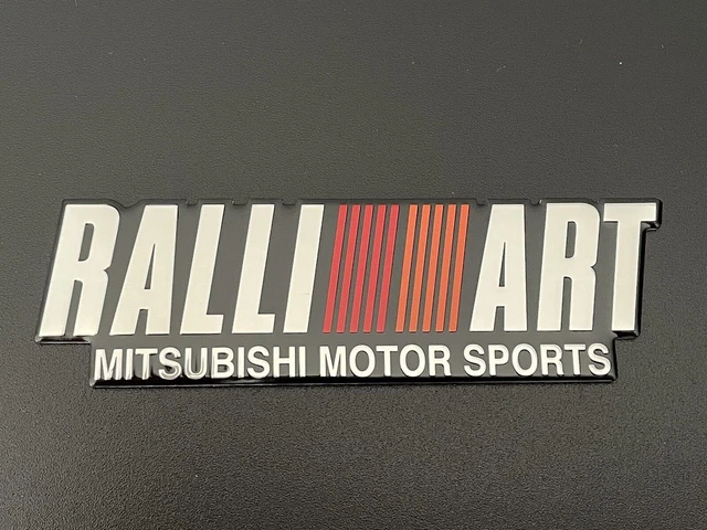 RALLIART BADGE LANCER EVOLUTION COLT CZT ASX OUTLANDER JDM TURBO £11.99 ...