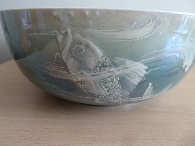 STUNNING ART DECO Shelley Lustre Fish Bowl By Walter Slater £180.00 ...