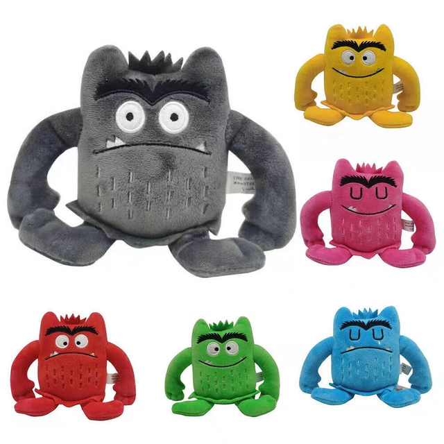 THE COLOR MONSTER Emotions Plush Doll Cartoon Education Story Stuffed ...