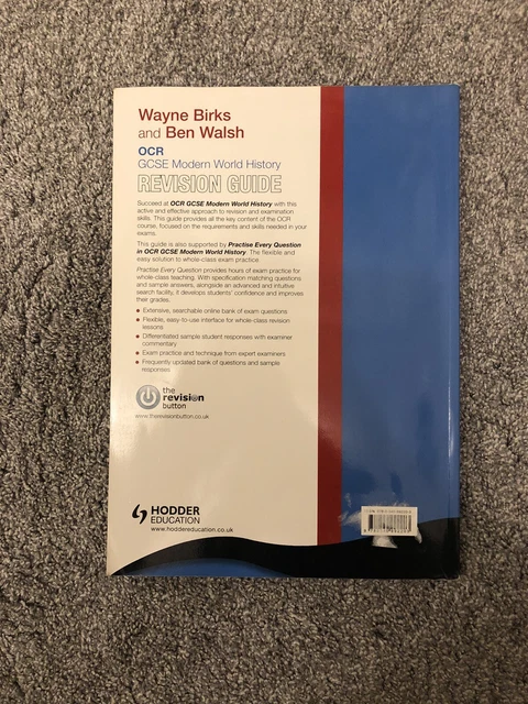 OCR GCSE MODERN World History Revision Guide 2nd Edition Wayne Birks ...
