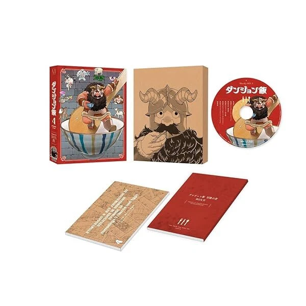 NEW DELICIOUS IN Dungeon Meshi DVD Box Vol.4 Booklet Japan ZMSZ-16954 ...