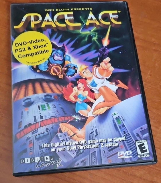 DON BLUTH'S SPACE Ace (DVD, 1983, OOP, Digital Leisure Game) PS2 ...