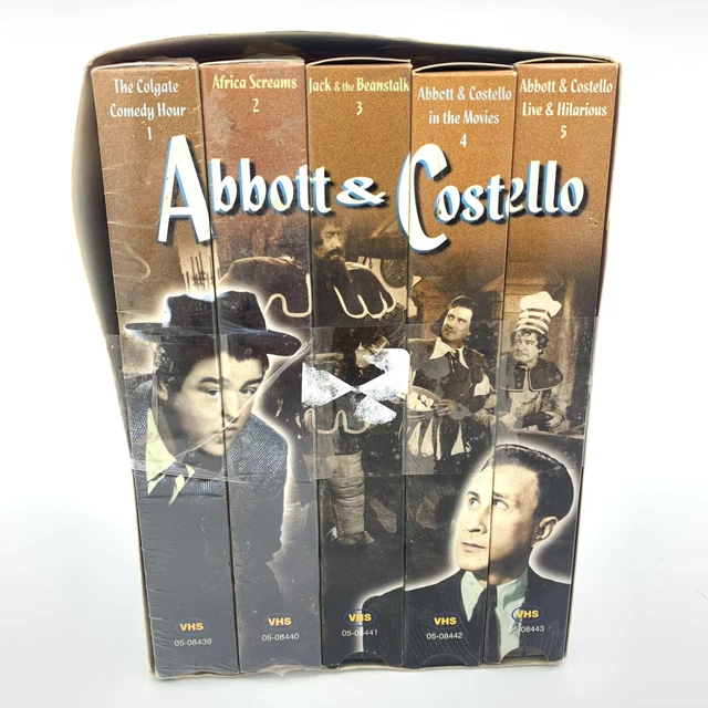 ABBOTT & COSTELLO Collector Series 5 Pack VHS Movies TV Classic Comedy ...
