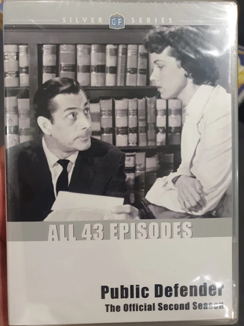 PUBLIC DEFENDER THE Official Second Season Dvd 1954 Cult American Law ...