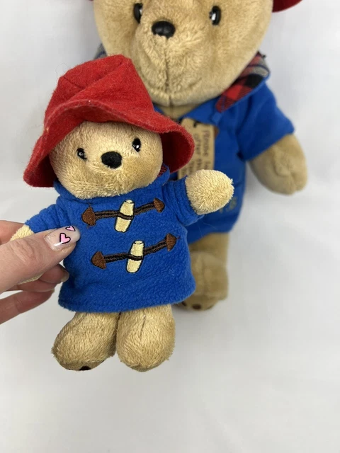 RAINBOW DESIGNS CLASSIC Large And Small Paddington Bear Soft Plush Toy ...