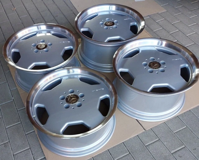 MERCEDES SL R 129 + W 210 ORIGINAL AMG ! FELGEN 8.0 J + 9,0 J x 18 ZOLL ...