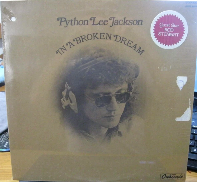 PYTHON LEE JACKSON-IN A Broken Dream-Rare 1972 Rock LP-Rod Stewart-GNP ...