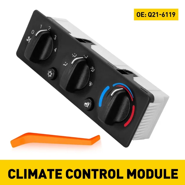 A/C CLIMATE CONTROL Module Panel Q21-6119 For Peterbilt Truck HVAC ...