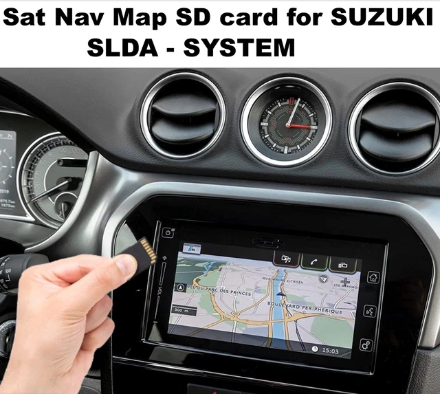 SUZUKI SLDA SAT NAV MAP UPDATE SD CARD EUROPE 2023 Vitara, Swift, Ignis ...