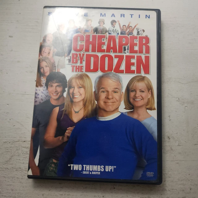 CHEAPER BY THE Dozen (DVD, 2004, Full Screen/Wide Screen) $5.08 ...