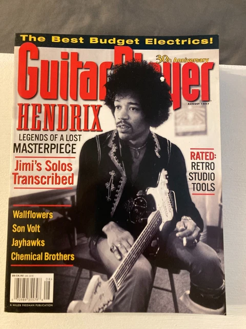 GUITAR PLAYER MAGAZINE Jimi Hendrix Solo 30th Anniversary August 1997 ...
