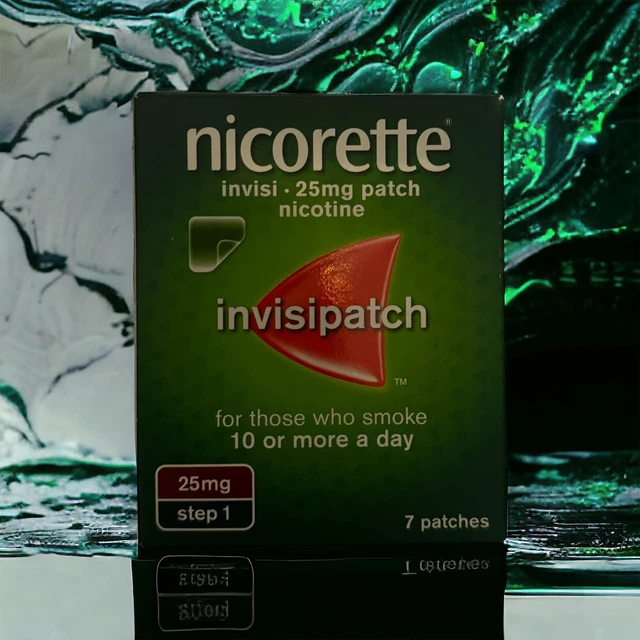 NICORETTE STEP 1 Invisi Patch Nicotine 7 Patches, 25 mg £8.00 - PicClick UK