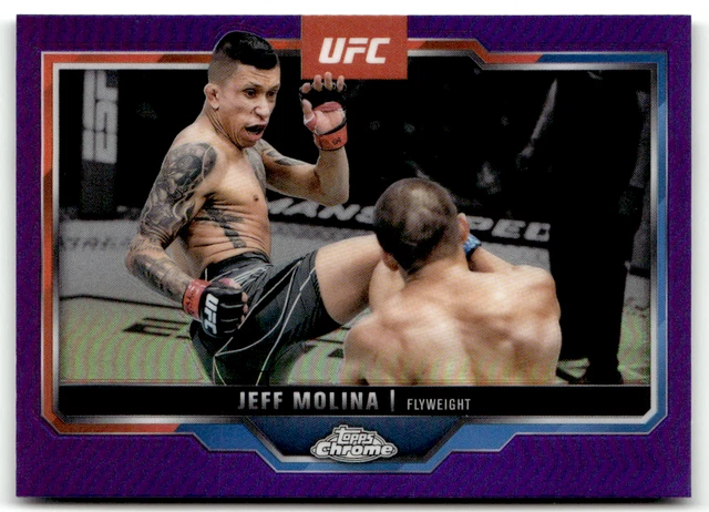TOPPS CHROME UFC 2025 No. 90 Jeff Molina Purple Refractor £1.57 ...