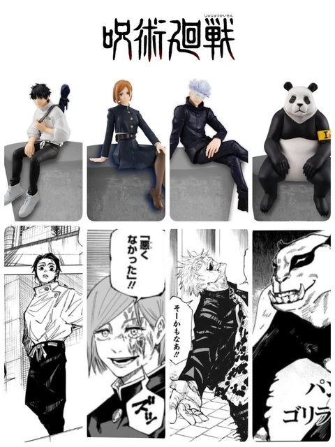 JUJUTSU KAISEN OKKOTU Gojo kugisaki Panda Noodle Stopper Figure Set of ...