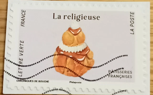 TIMBRE DE FRANCE 2024 Patisseries Francaises " La Religieuse " EUR 1,00 ...