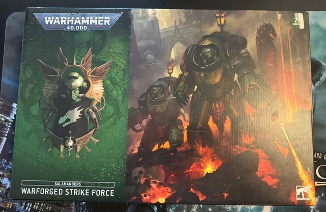 WARHAMMER 40K SPACE Marines Salamanders Warforged Strike Force - 26 ...