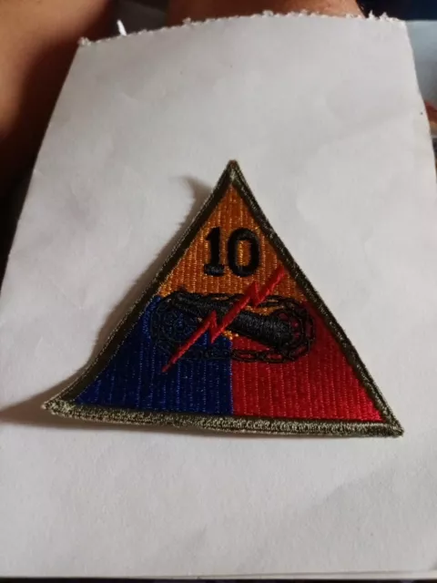 PATCH ARMEE US 10TH ARMORED DIVISION ww2 original EUR 12,00 - PicClick FR PATCH ARMEE US 10TH ARMORED DIVISION ww2 original EUR 12,00 - PicClick FR
