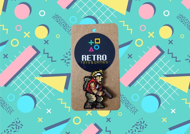 METAL SLUG CHARACTER Pin Badge - Video Game 8 Bit SNK Marco Rossi NEW £ ...