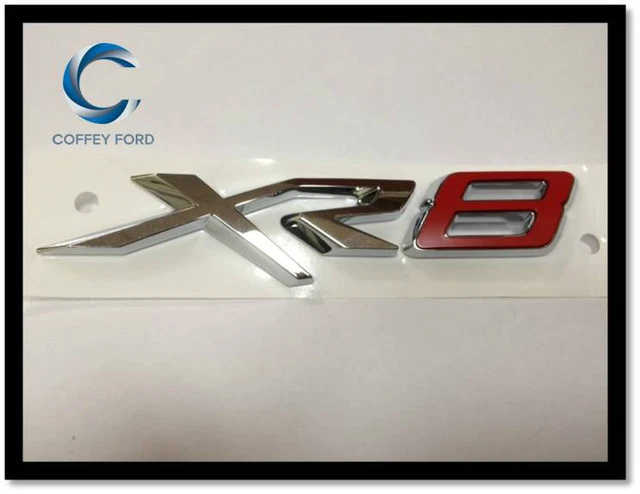 GENUINE FORD FALCON FGX "XR6" Badge. Front Grille. Silver. AU/BA/BF ...