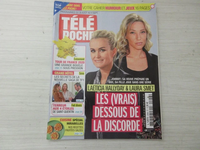 TELE POCHE 2718 12.03.2018 Laeticia HALLIDAY Laura SMET Michel CYMES ...