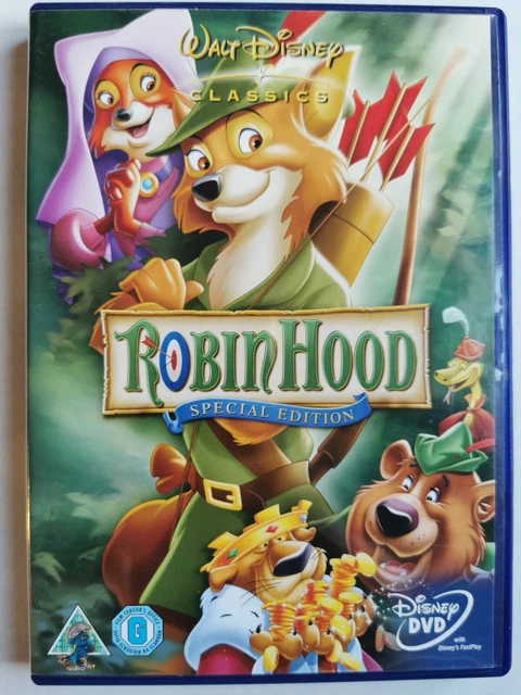 ROBIN HOOD SPECIAL Edition DVD Disney's 21st Animated Classic Great 4 ...