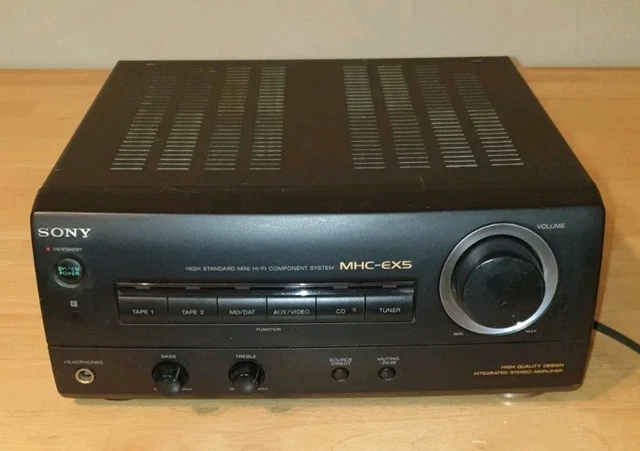 SONY MHC-EX5 MINI Hi-Fi Component System Stereo Amplifier Tested ...