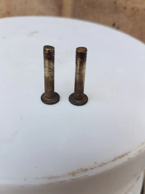K6 TELEPHONE KIOSK Original Small Glass Panel Retaining Pins Brass X2 £ ...