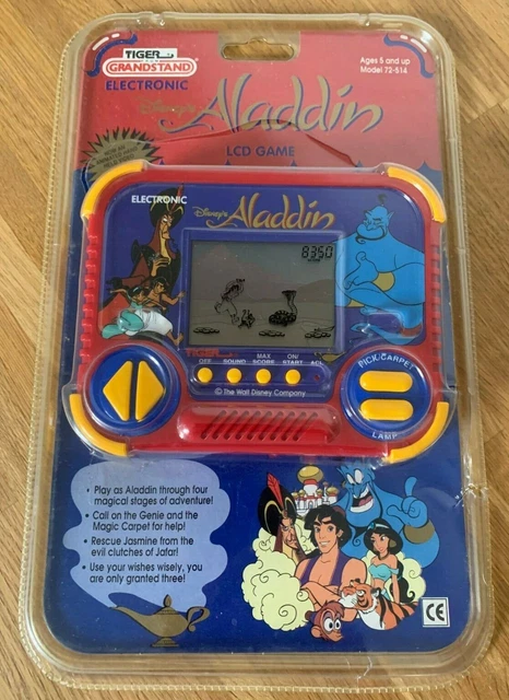 TIGER DISNEY'S ALADDIN Vintage 1990 LCD Game - Opened -😎Low Summer ...