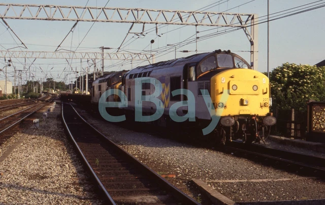 ORIGINAL 35MM RAILWAY Slide Class 37 37227 & 37275 @ Carlisle with ...