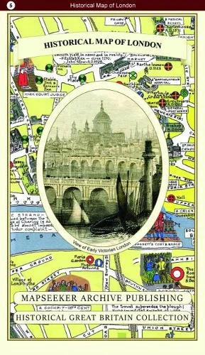 HISTORICAL MAP OF London (Poche) Historical Great Britain Collection ...