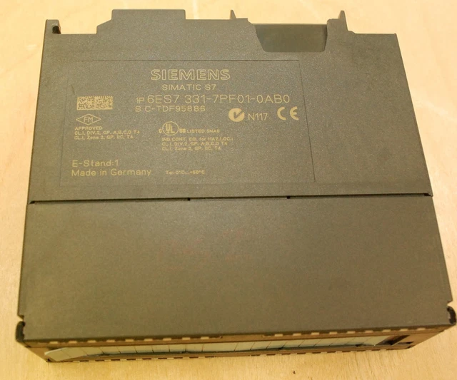 SIEMENS 6ES7331-7PF01-0AB0 S7-300 Analog Input SM 331 Guaranteed EUR ...