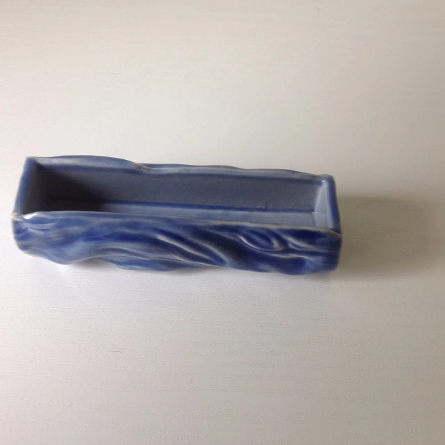 VINTAGE WADE BLUE Log Effect Pose Planter Made by In England £2.99 ...