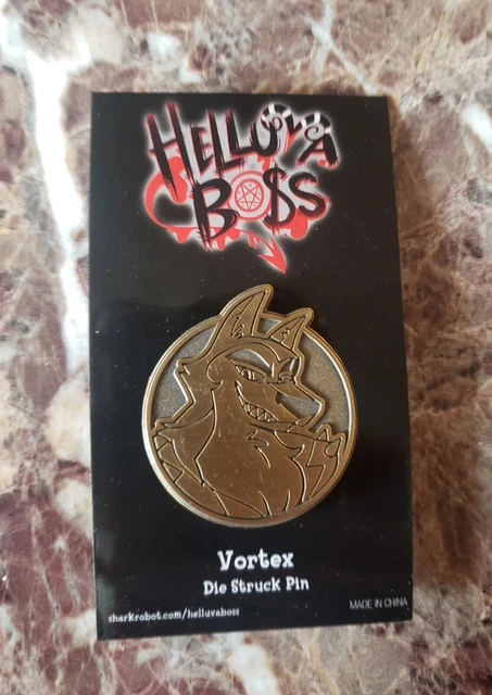 HELLUVA BOSS VORTEX Limited Edition Gold Die Struck Enamel Pin ...