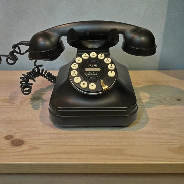 VINTAGE GRAND PHONE Retro-Style Push-Button Landline Phone £26.30 ...