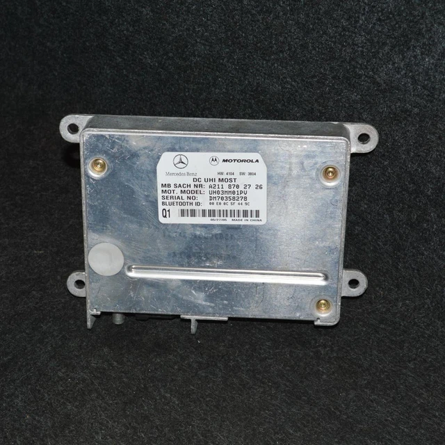MODULE DE CONTRÔLE ECU Bluetooth MB Classe C A2118702726 UH03MM01PV ...